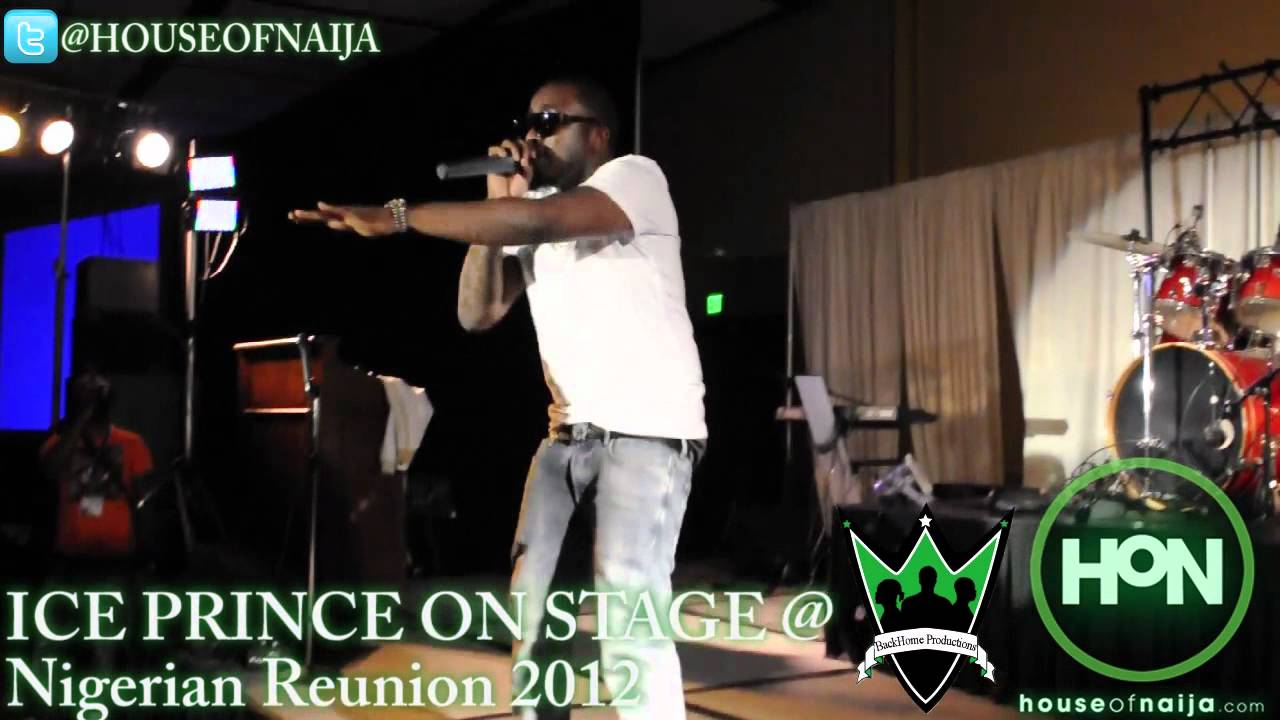 ICE PRINCE ON STAGE @ Nigerian Reunion 2012 - YouTube