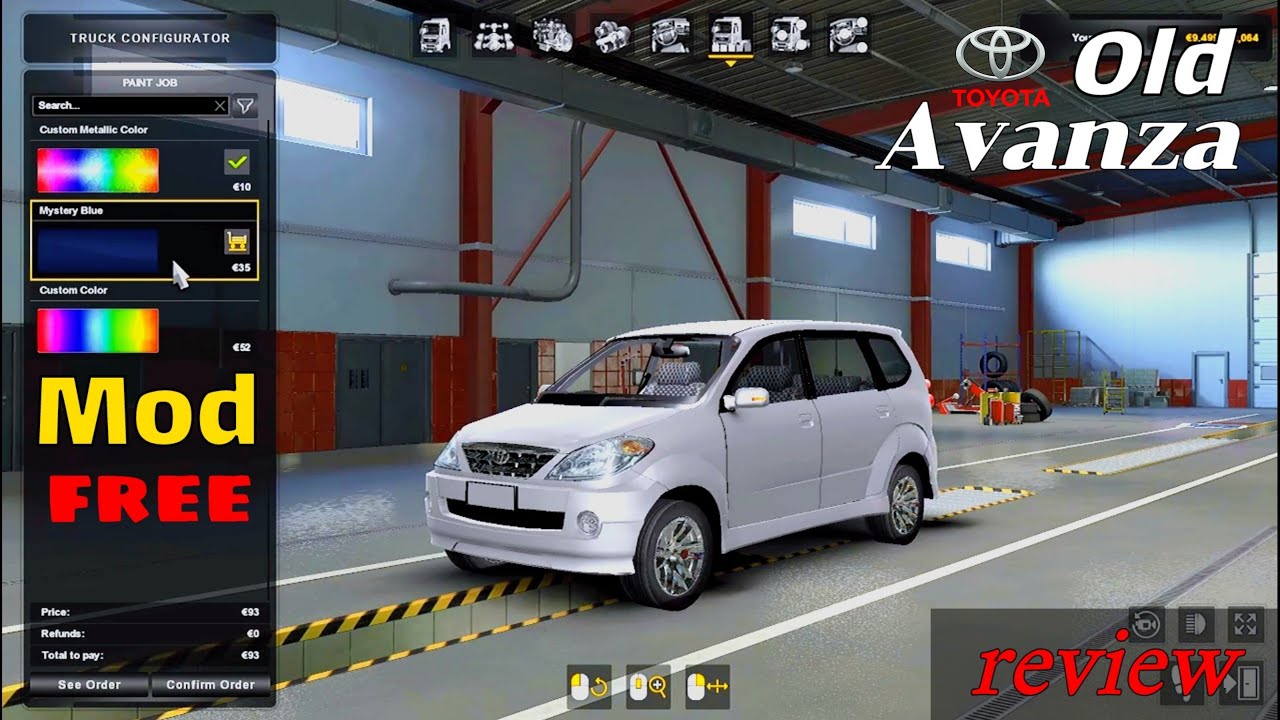 Review mod car Toyota Avanza by rindray v1.28 dan v1.30-36 free || ETS2 ...