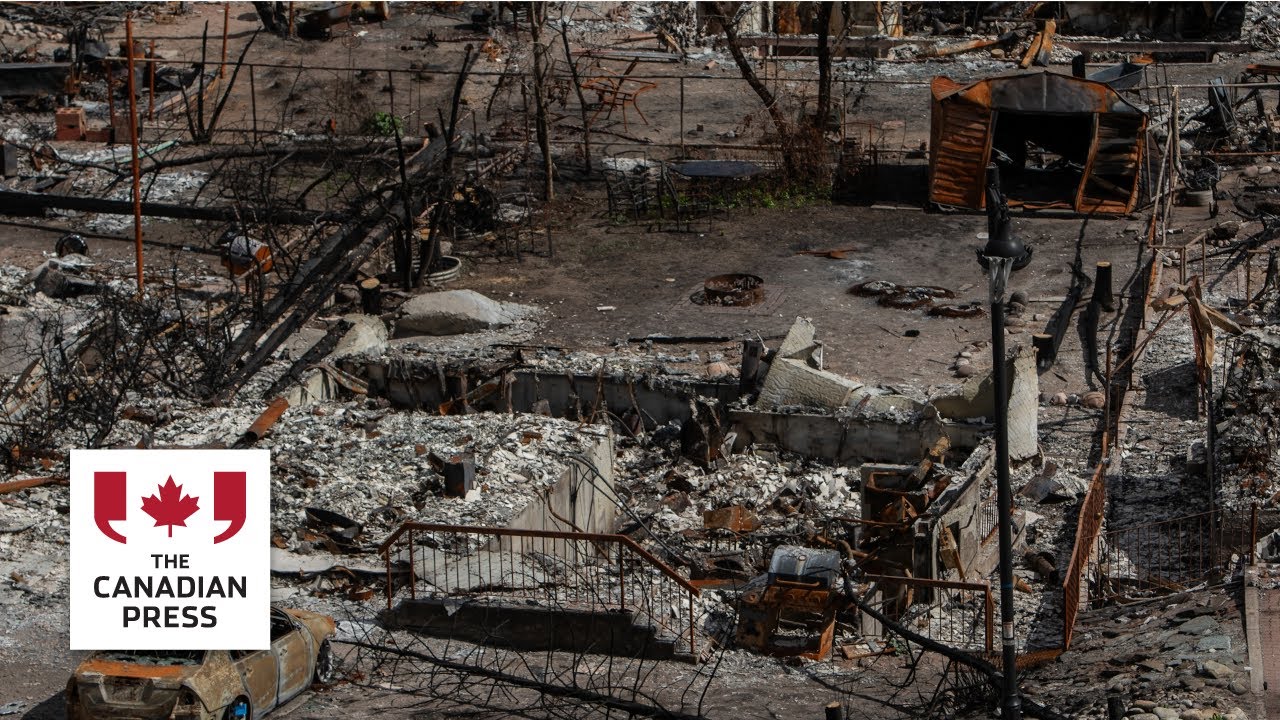 Jasper residents take stock of wildfire destruction - YouTube