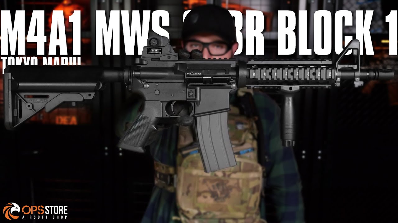 M4A1 MWS CQBR BLOCK 1 - TOKYO MARUI : La Réplique de Référence dans l'Univers des GBBR ![ENG SUB ...
