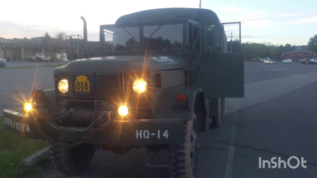 M35A2 Deuce and a half. Let's drive to work! - YouTube