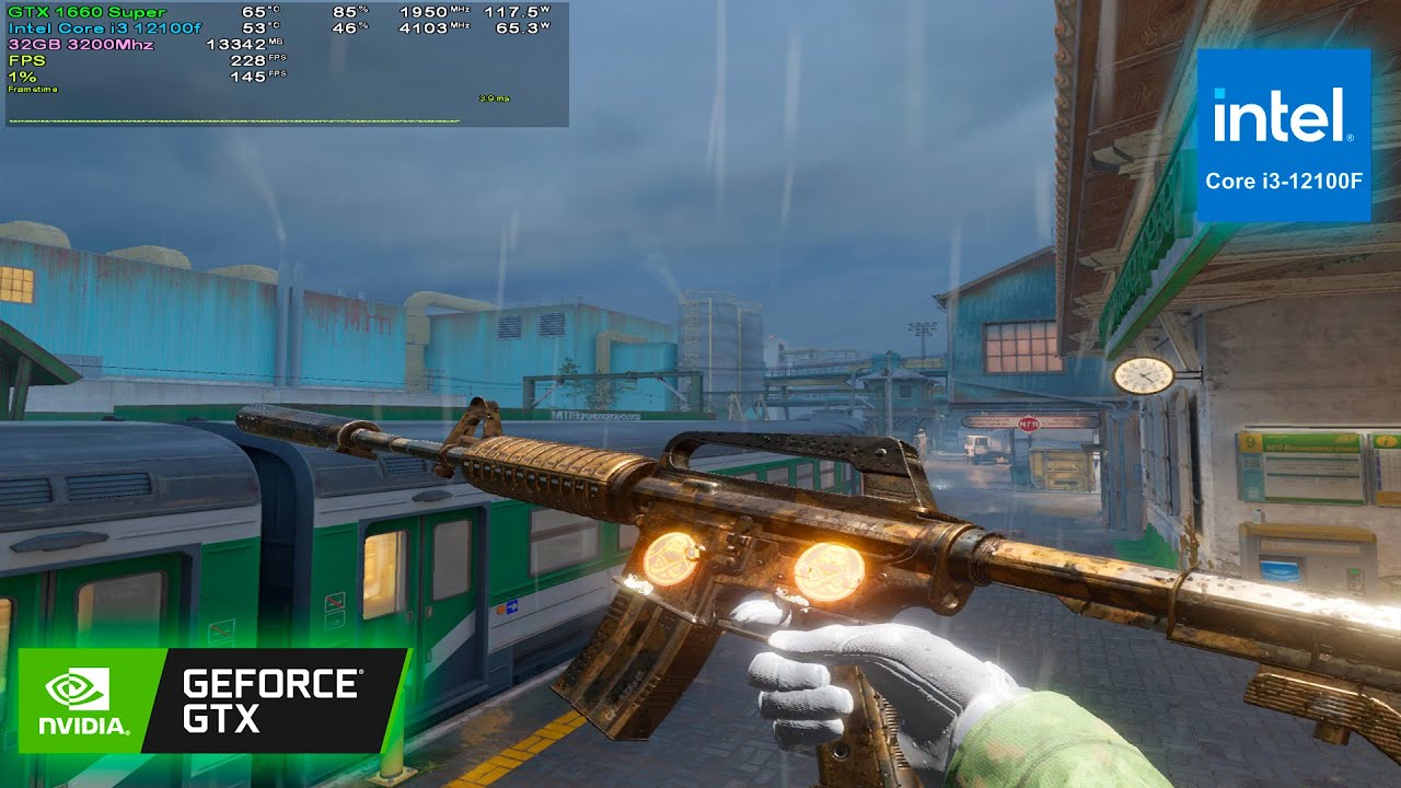 Counter-Strike 2 Train: GTX 1660 Super + i3-12100F | 1280x1024 - YouTube