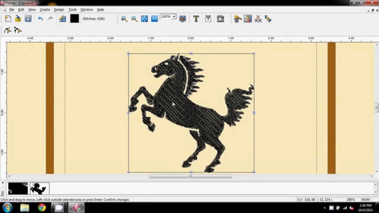 Singer Futura Autopunch. Add, delete and remove stitch points. - YouTube