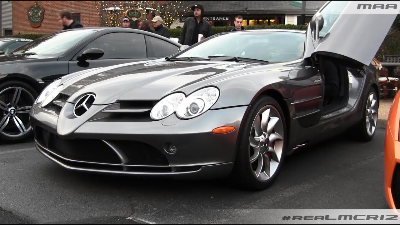 Mercedes SLR McLaren- Nissan GTR - Jaguar F-Type - Cars and Coffee ...