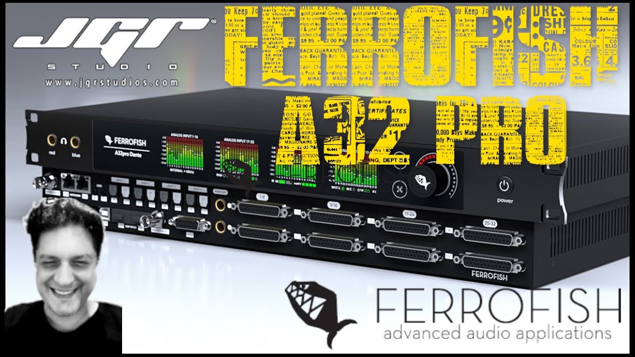 Ferrofish A32Pro Recensione e Lezione sull'Aliasing dei convertitori! Con Marco Vannucci. - YouTube