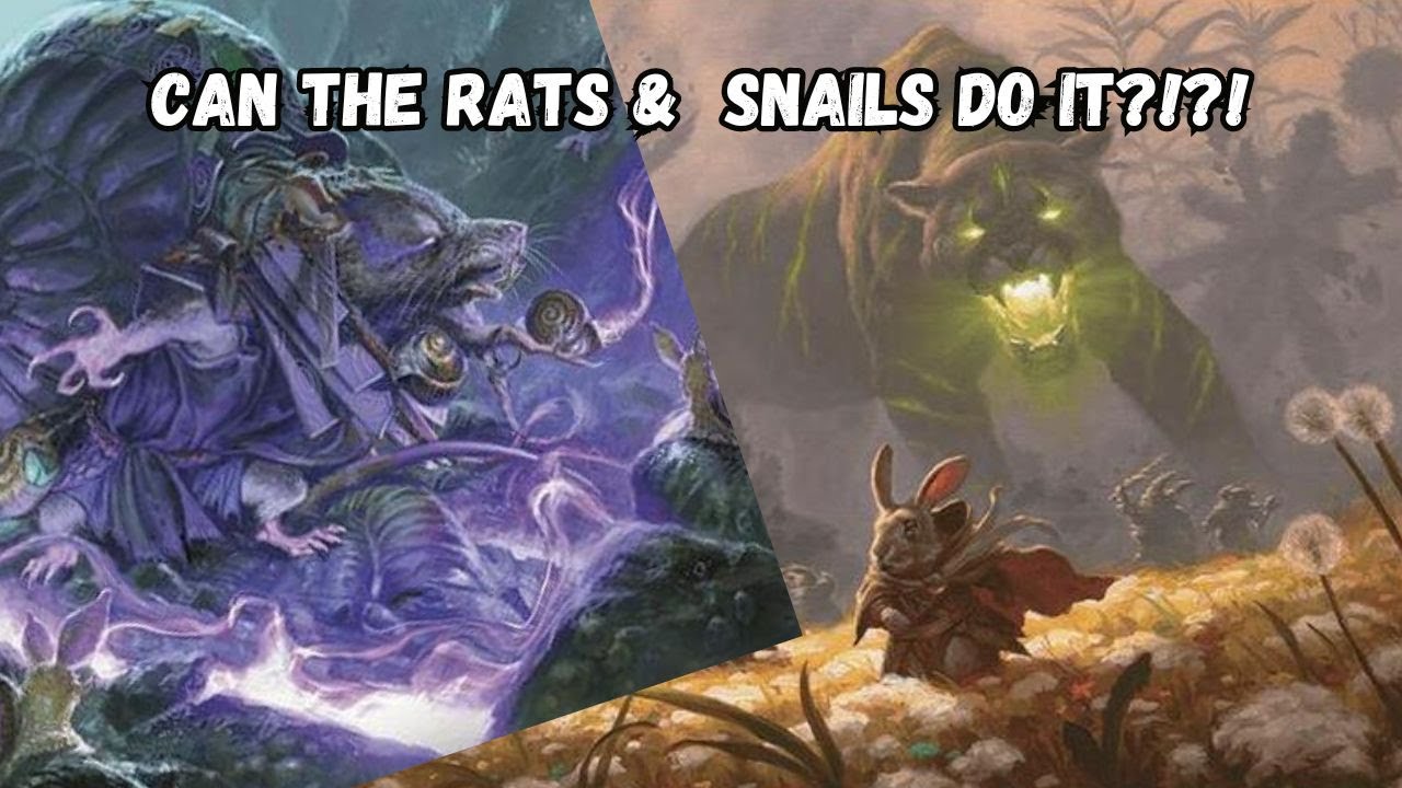 Don't mess with Rats...and Snails / Magic the Gathering Arena Gameplay ...