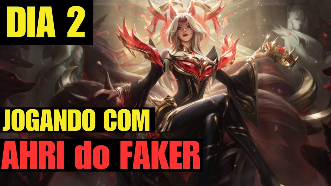 Desafio dos Campeões: Jogando de Ahri - 1 Campeão por Dia em League of ...
