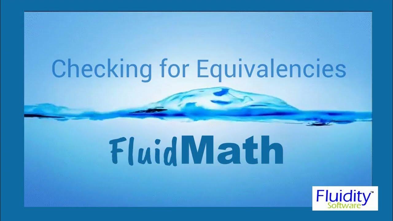 FluidMath: Equivalency intro for teachers - YouTube