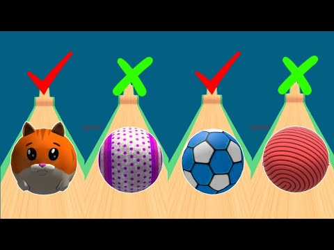 going balls vs super rolling balls balance vs City ball Run game ...