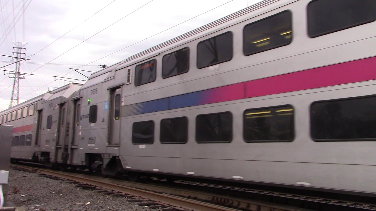 Full HD 60 FPS: NJT 7249 departs Red Bank Station 1/4/20 - YouTube