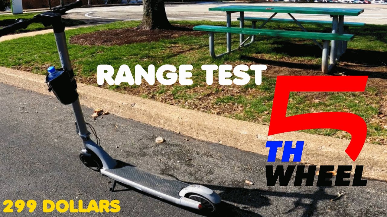 5th Wheel M1 Electric Scooter Range Test Full Throttle - YouTube