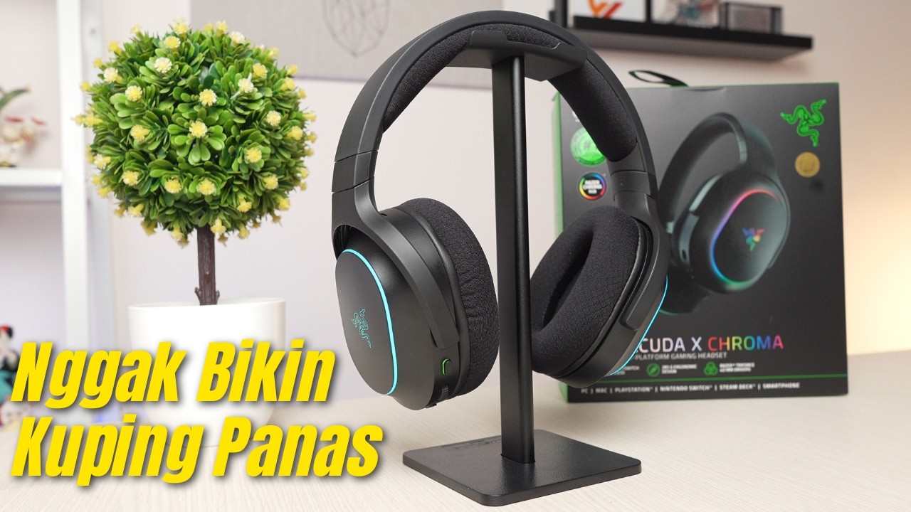 Nyaman BGT di Kuping! Headset Gaming - Review Razer Barracuda X Chroma ...