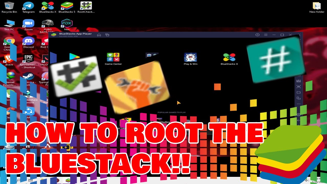 I WILL TEACH YOU HOW TO ROOT THE BLUESTACK EMULATOR 2022!! - YouTube