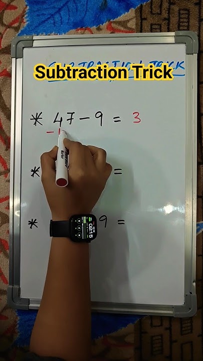 Amazing Subtraction Trick | Vedic Maths Trick | Subtraction Trick #Youtubeshorts #mathtrick # ...