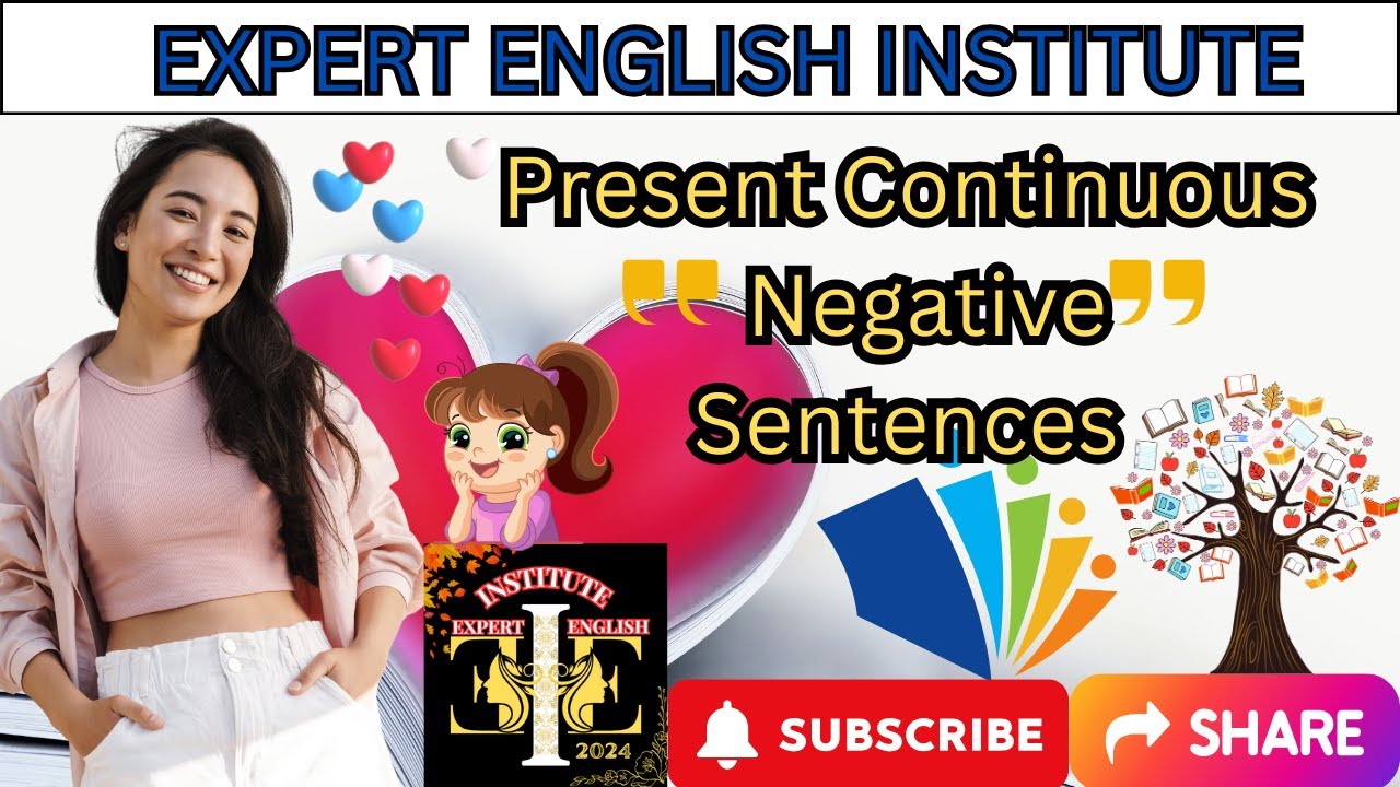 Present Continuous Negative Sentences | #englishgrammar #speaking ...