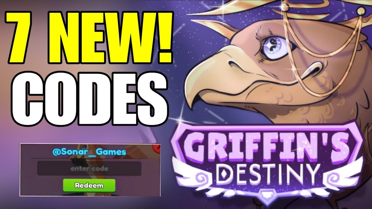 *NEW* ALL WORKING CODES FOR GRIFFIN'S DESTINY! ROBLOX GRIFFIN'S DESTINY CODES - YouTube