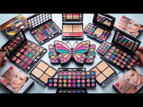 ASMR Testing Perfect All In One Pink Makeup Kit 🌸  Full Review ✨