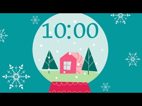 10 Minute Winter Countdown Timer - YouTube