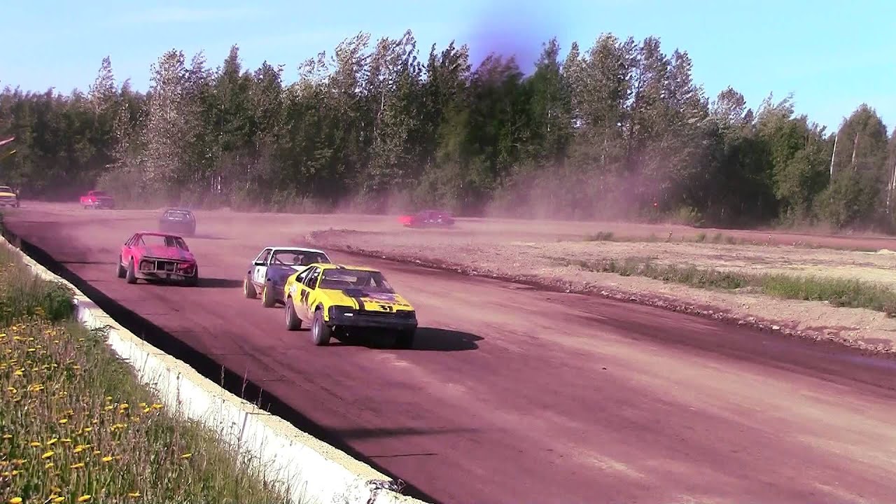 Capitol Speedway Alaska 6/13/15 -Mini Stock Heat 2 - YouTube