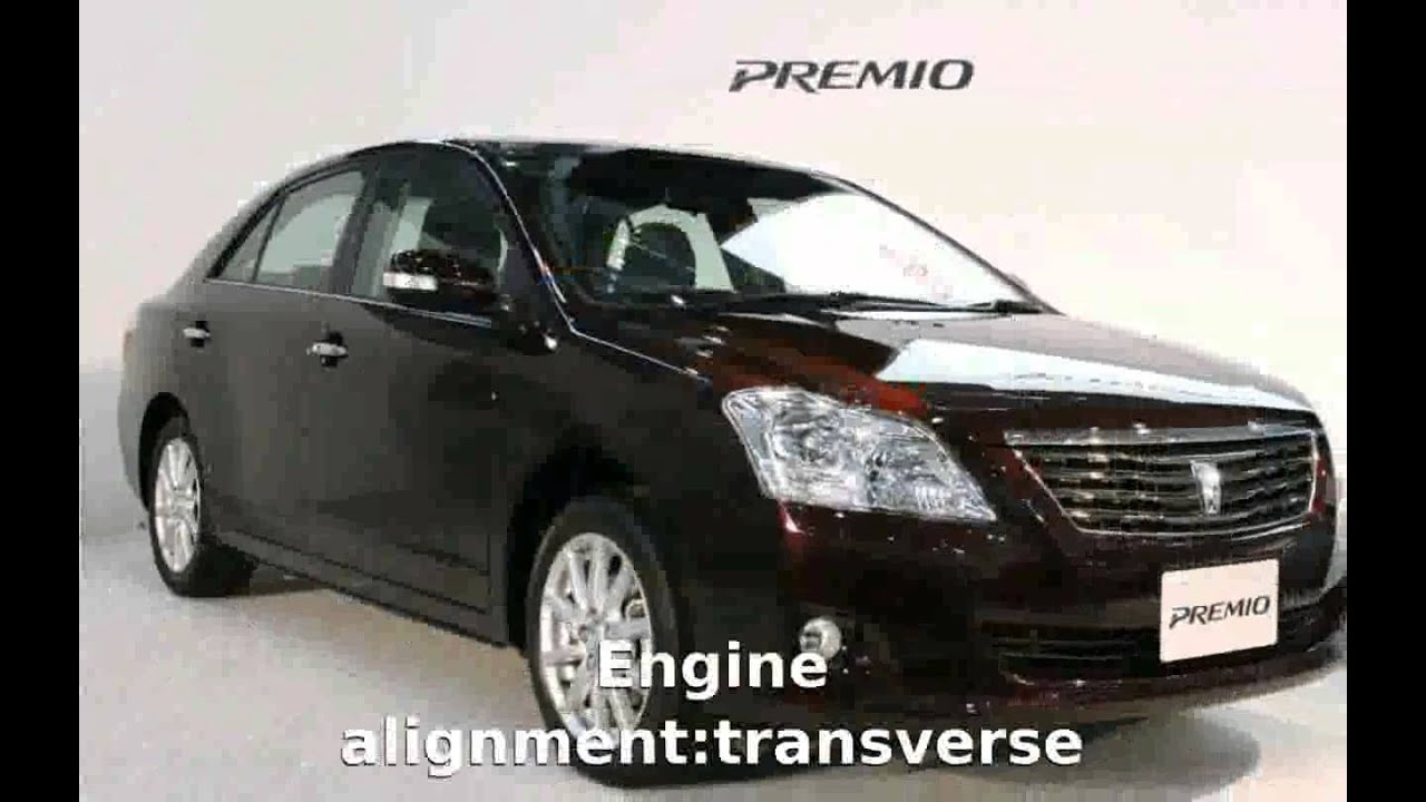 2006 Toyota Premio 1.8 X 4WD Technical Details - YouTube