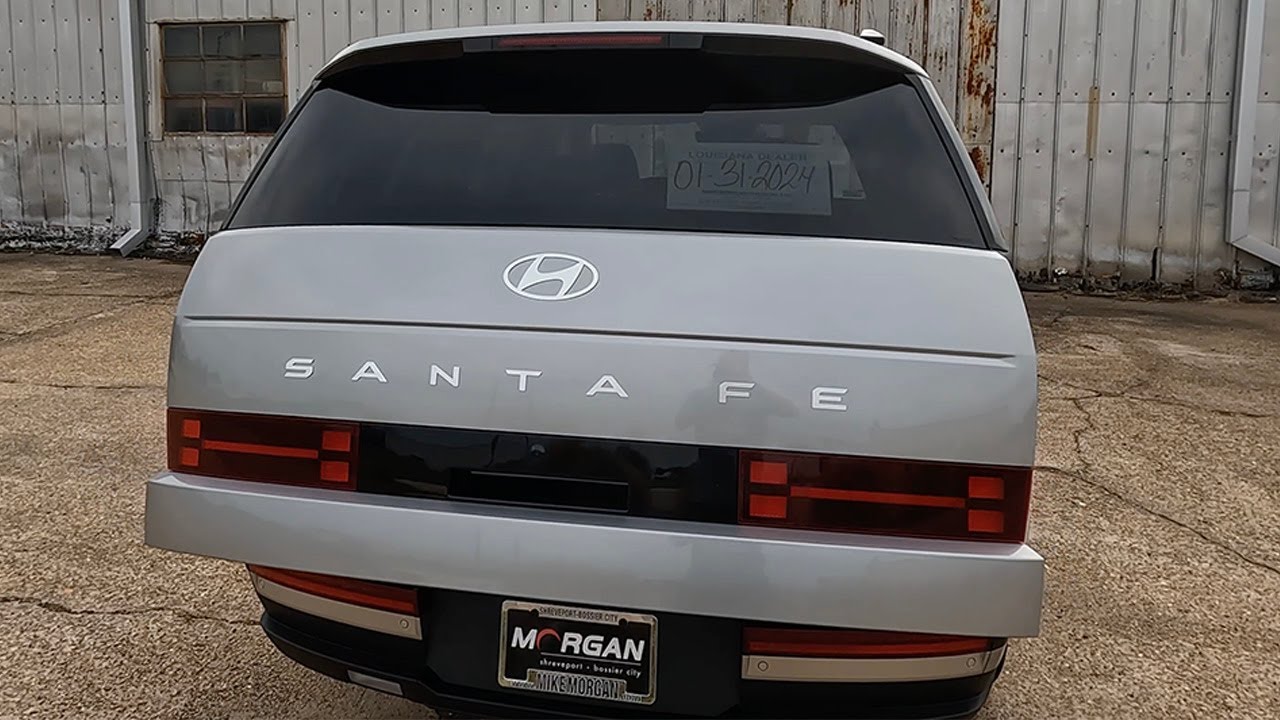 2024 Hyundai Santa Fe Tutorials - How To Change Tailgate Height - YouTube
