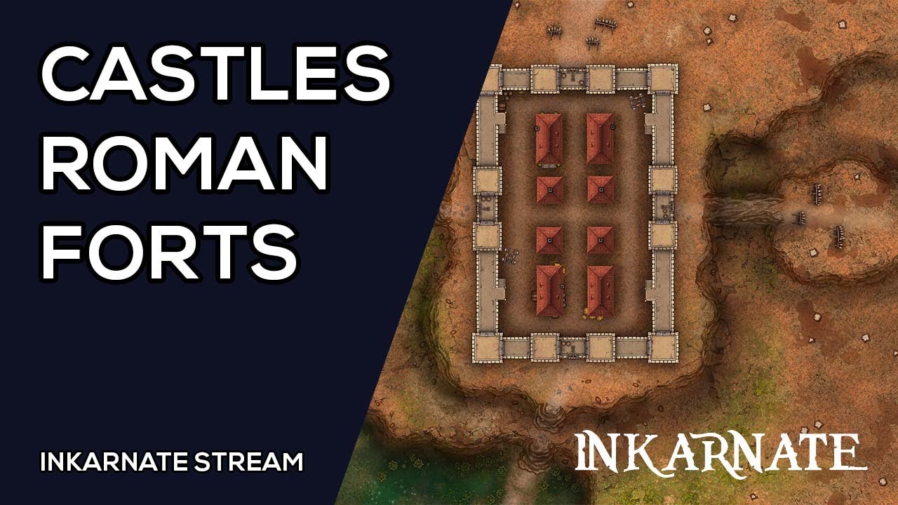 CASTLES: Roman Forts | Inkarnate Stream - YouTube