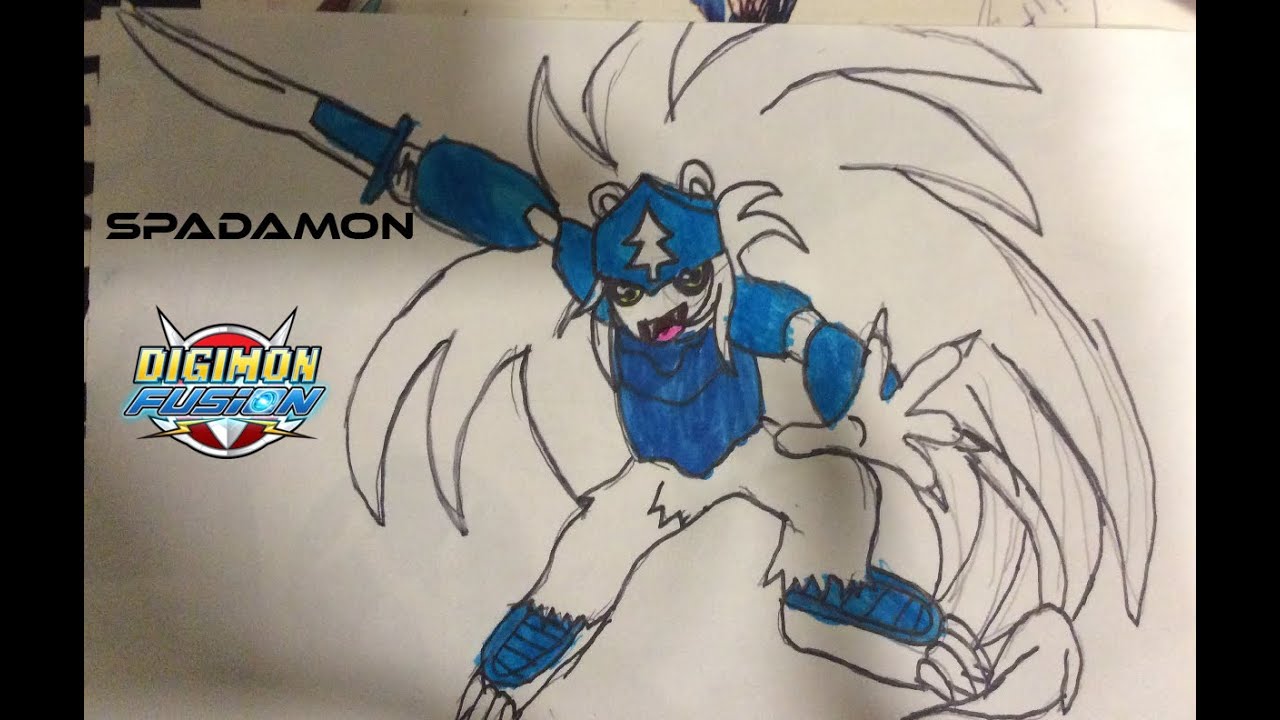 2022 animating with k.f.a presents how to draw spadamon - YouTube