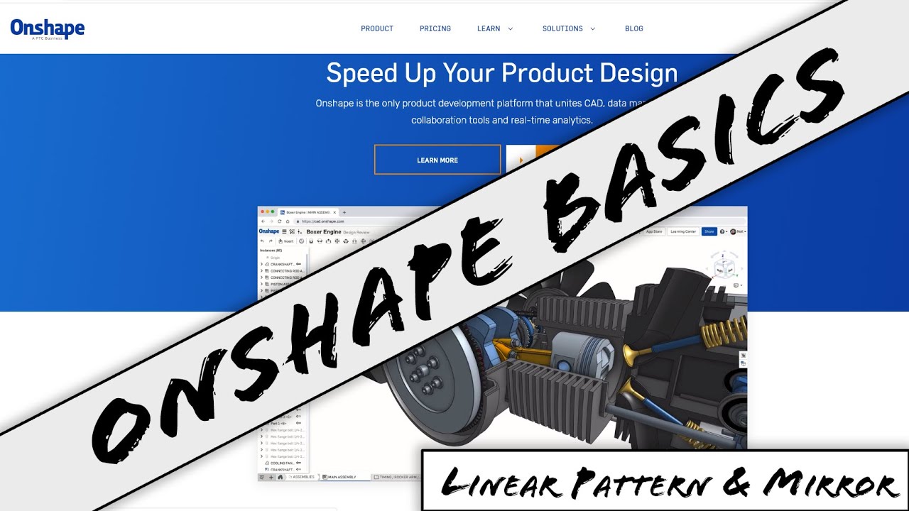 Mirror Tool | Onshape Tutorial | Part 3 - YouTube