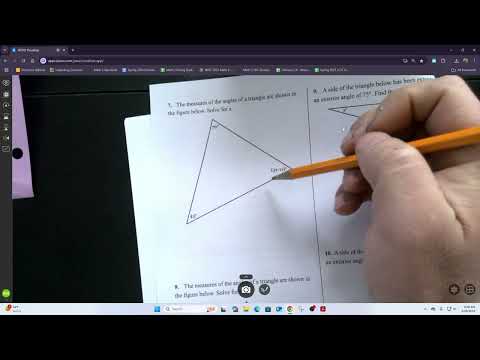 Math 2 Triangle Theorems Test Review Video A - YouTube