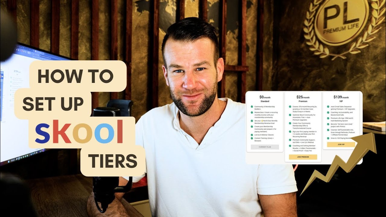 Skool Membership Tiers Explained - Premium vs VIP Setup - YouTube