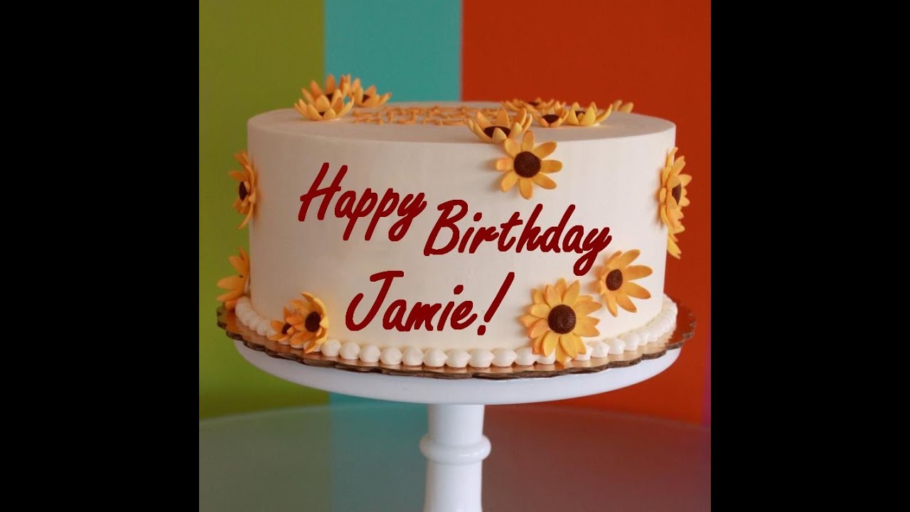 Eating Jamie's birthday cake - YouTube