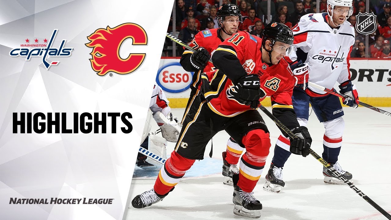 NHL Highlights | Capitals @ Flames 10/22/19 - YouTube