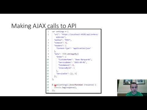Making AJAX calls to API Overview - YouTube