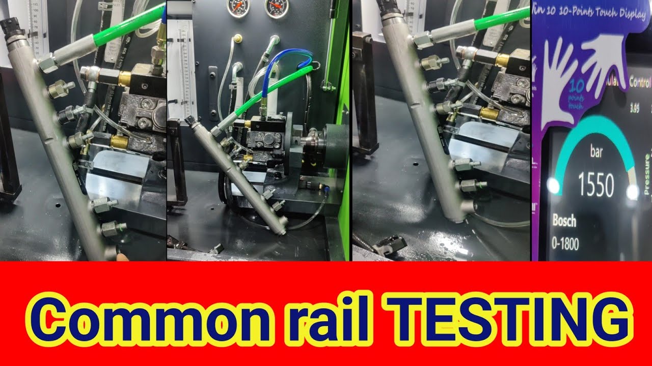 COMMON RAIL TESTING ! HOW TO CHECK COMMON RAIL ! COMMON RAIL KESE CHECK ...