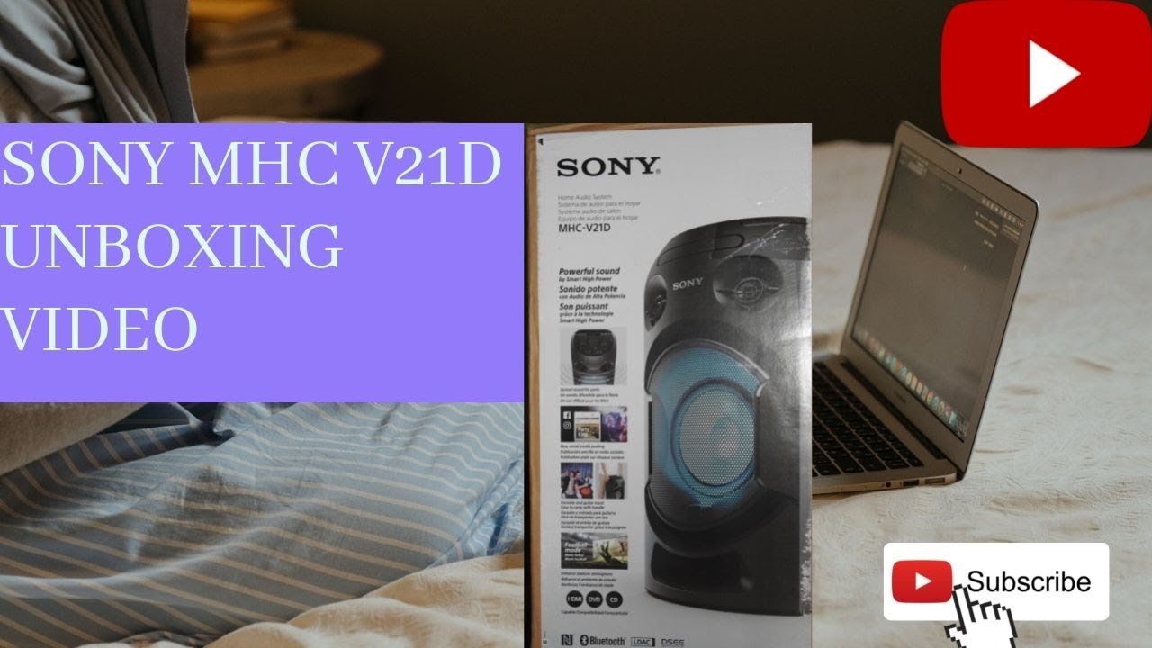 Sony MHC-V21D High Power Portable Party Speaker with Bluetooth ...