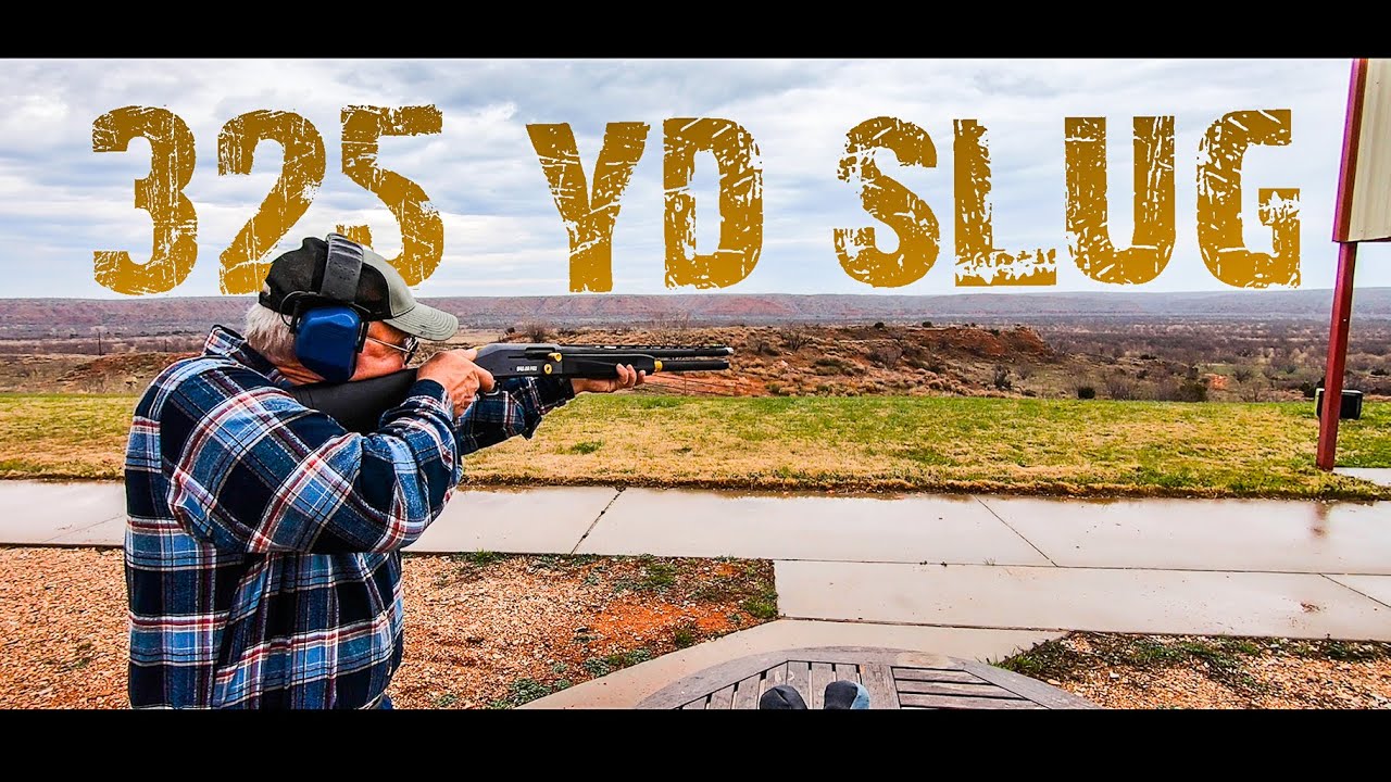 325 Yards On Steel with a SLUG ***World Record???*** - YouTube