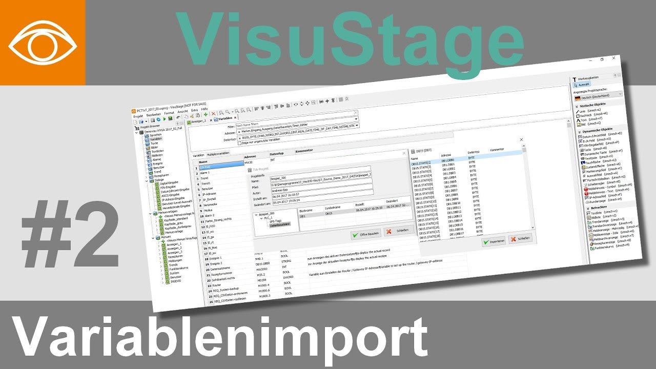 Visustage Variablen DE [INSEVIS Video-Tutorials] - YouTube