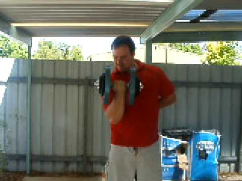 85 pound dumbell curl 13 reps - YouTube