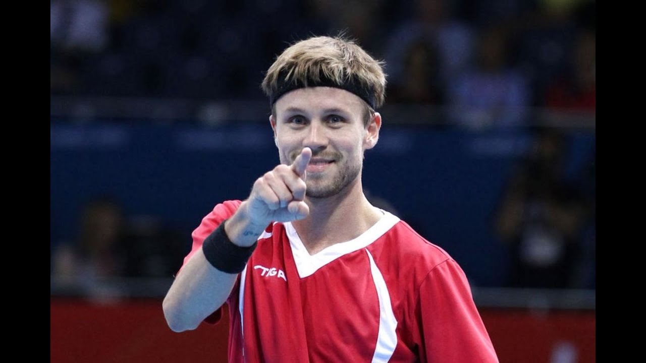 Training Michael Maze -European Table Tennis Championships 2015 ...