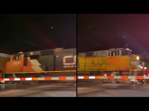 All EMD's Plus a CN SD75i lead a hot shot MLDAS-11 through Kyle, Tx!, 9/11/2022 - YouTube