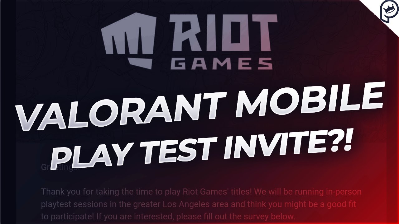PLAY TEST INVITES?! // VALORANT MOBILE - YouTube
