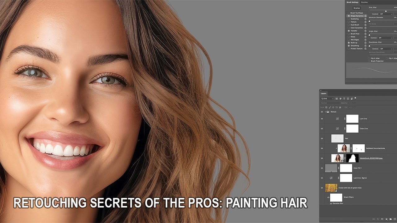 Painting Hair Tutorial - YouTube