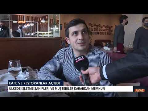 KAFE VE RESTORANLAR AÇILDI