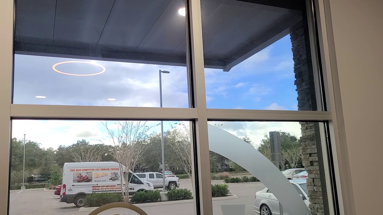 Tint Man Tinted the Windows on this Store Front in Lake Mary, FL with ...