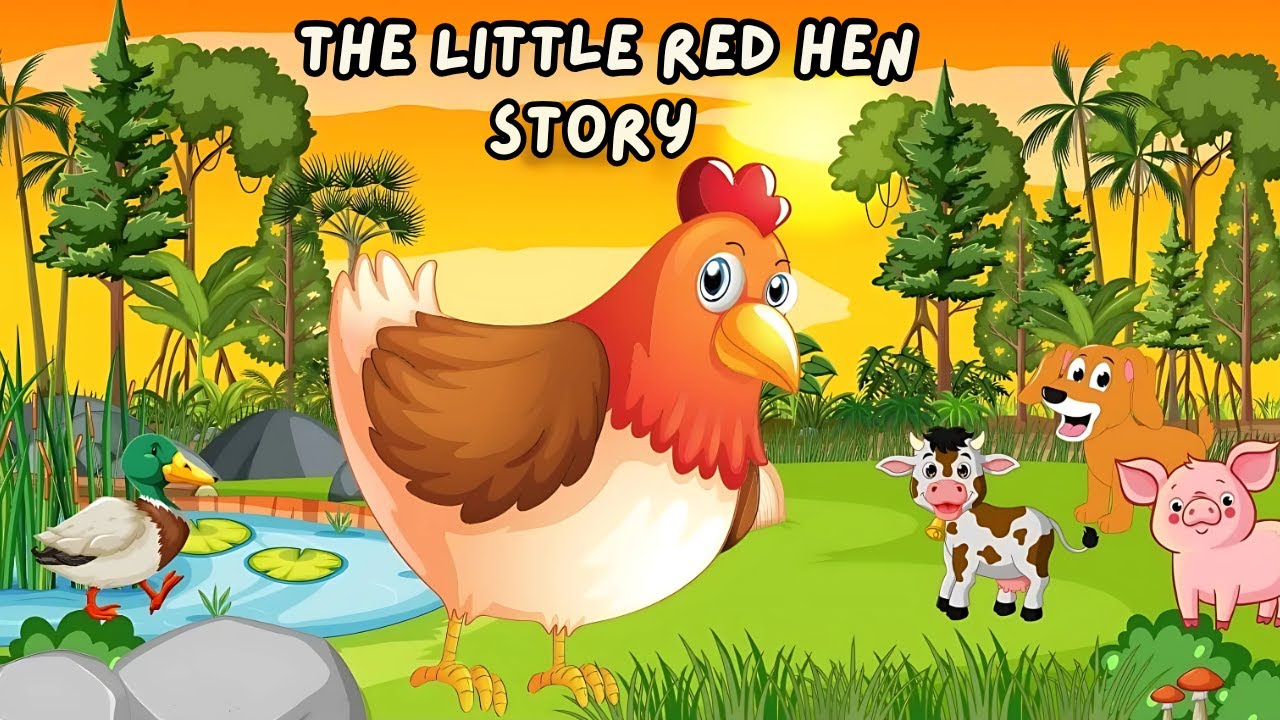 The Little Red Hen Story With Moral | Hindi Fairy Tales for Kids - YouTube