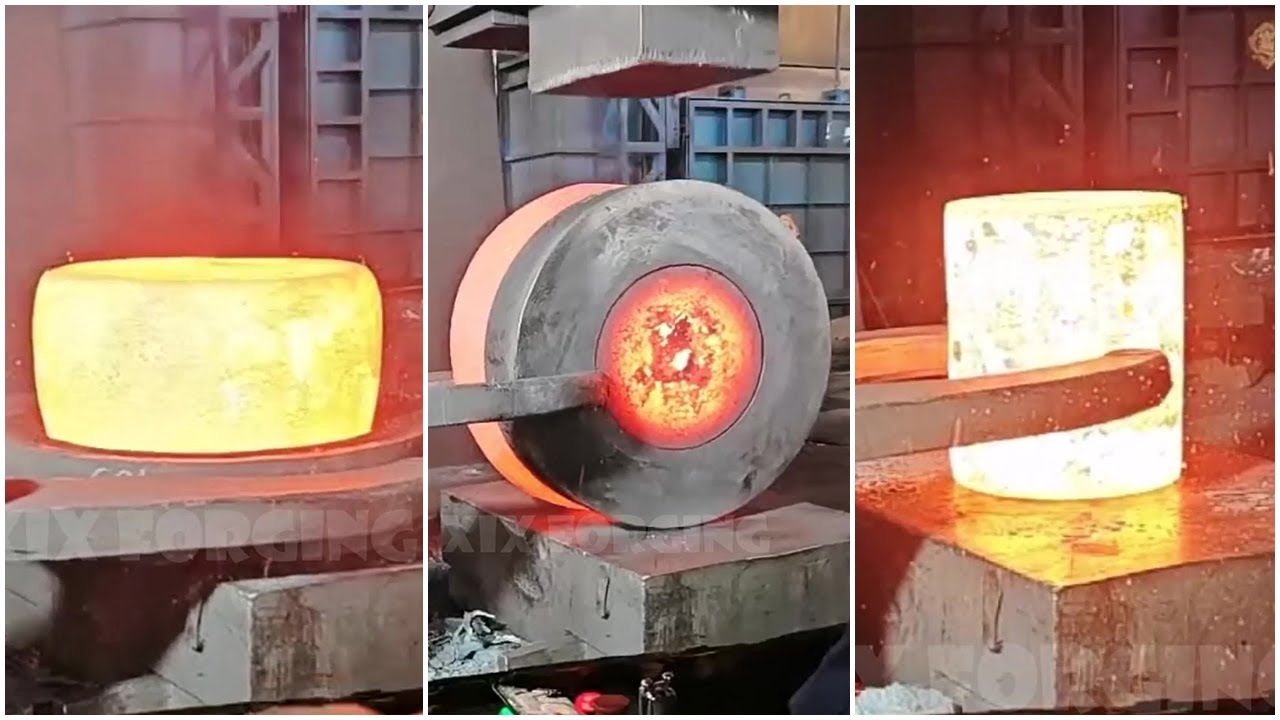 How To Professionally Forge Steel Billets EP537 #satisfying #forging # ...