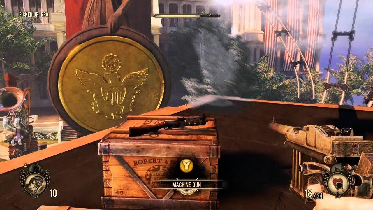 Bioshock Infinity - Gameplay (Game Over) HD - YouTube
