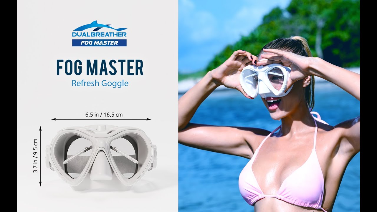 DUALBEATHER FOG MASTER Diving Mask with Wiper for Anti-Fog - YouTube