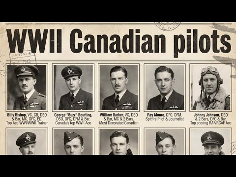 Canadian Pilots of WWII - YouTube