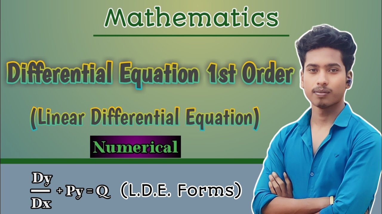 Linear Differential Equation | Differential Equation of First Order ...